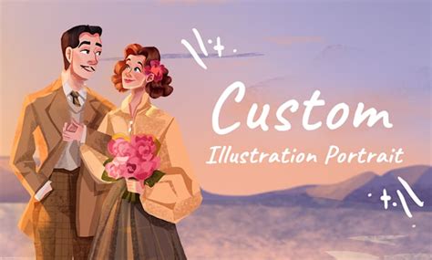 Draw Disney Style Cartoon Portrait By Sarapumsiri Fiverr