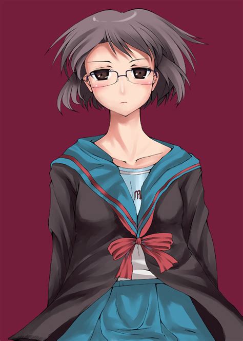 Nagato Yuki Suzumiya Haruhi No Yuuutsu Drawn By Hubrael Danbooru