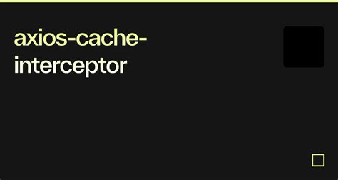 Axios Cache Interceptor Codesandbox