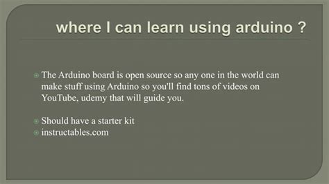 Microcontroller Arduino Uno Board Pptx Computer Peripherals Computing