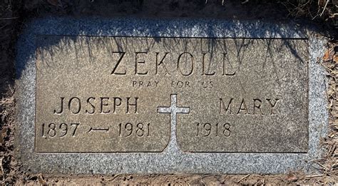 Mary Frances Broderick Zekoll 1918 2002 Find A Grave Memorial