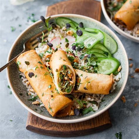 Easy Vegetable Spring Rolls Recipe Roll Your Own