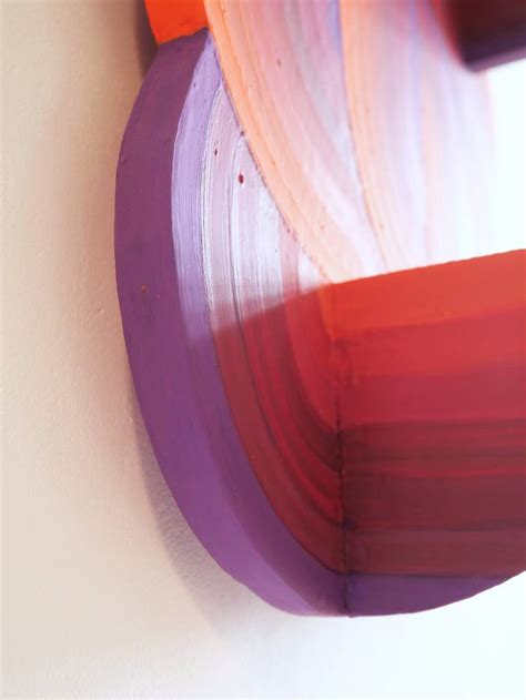 Purple Blob Glitch And Circles Sculpture By Jessica Moritz Saatchi Art