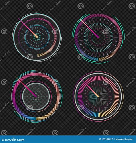 Speedometers For Dashboard Measuring Speed Analog Indicator Device