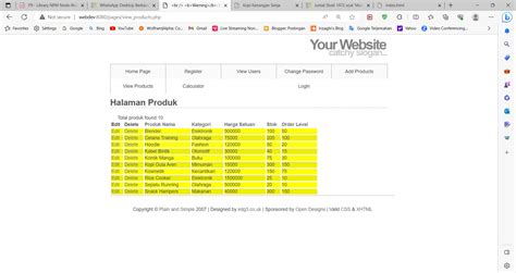 [tutorial] cara membuat website dinamis sederhana dengan html css php