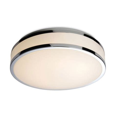 Firstlight 8342ch White Diffuser Atlantis Led Flush Fitting With Chrome