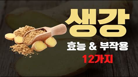 생강 효능 And 부작용 Youtube