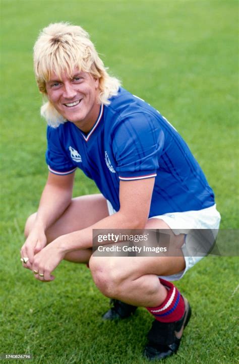 Portsmouth Striker Alan Biley Sporting A Mullet Hairstyle Pictured