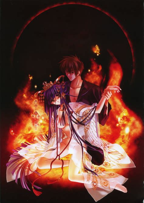 Kuraki Suzuna And Hayama Kouichi Kao No Nai Tsuki Drawn By Carnelian