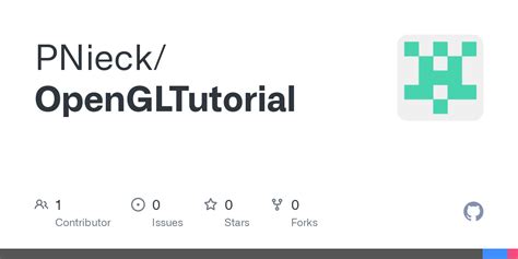 GitHub PNieck OpenGLTutorial