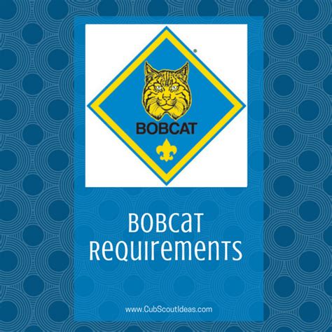 Cub Scout Bobcat Rank Requirements Cub Scout Ideas