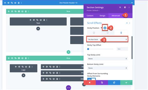How To Enable And Disable Sticky Menu Divi Extended Documentation