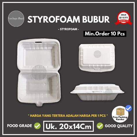 Jual Styrofoam Bubur Nasi Sterofoam Bubur Stereofoam Bubur Foam