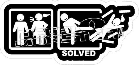 Problem Solved2 Decal Sticker