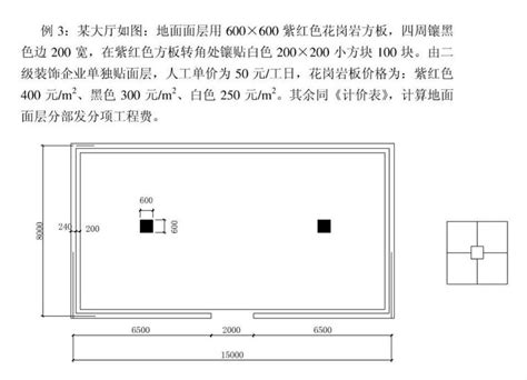 建筑装饰工程概预算计算实例 工程量计算实例 筑龙工程造价论坛