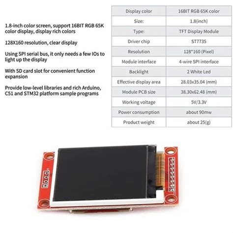 REES Inch SPI TFT LCD Display Module TFT Display Module Blue At Rs In Raipur
