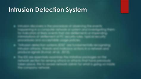 SOLUTION Ids And Ips Individual Presentation Studypool