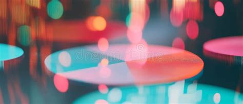 Visualizing Data Proportions With Colorful Pie Charts In An Abstract Background Stock