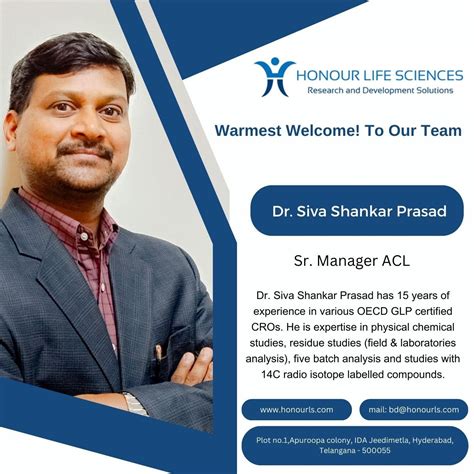 Pavan Kota On Linkedin Residue Physicalchemical Glp Oecd Analytical Synthetic Chemistry