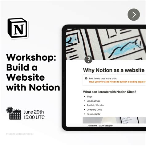 notion masterclass build an easy no code website step by step guid