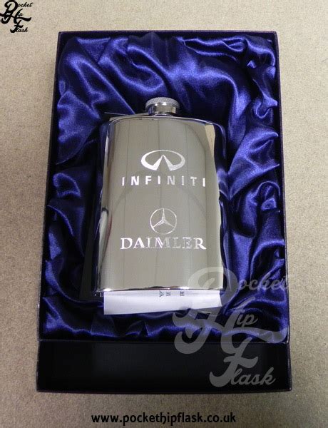 Corporate Hip Flask Engraving Corporate Logo Engraving