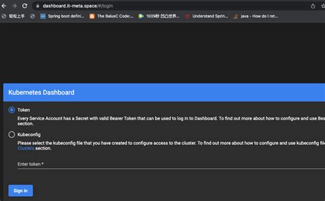 Kubernetes Dashboard Deployment Jamies Blog