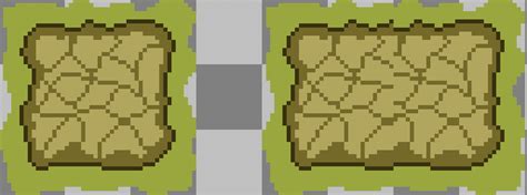 WIP Summer Topdown Tileset Based Off Vector Artwork Aseprite