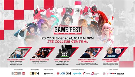 Campus Game Fest 2024 Singapores Ultimate Gaming Showdown Returns After Five Years Alvinology