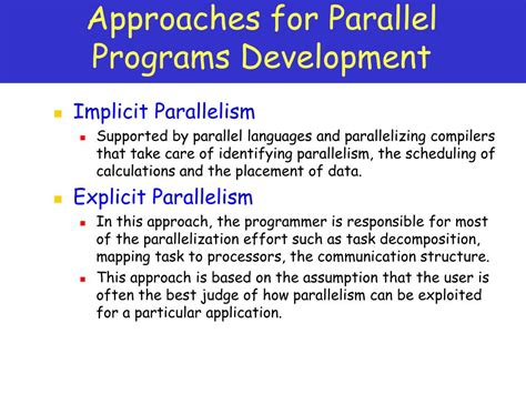 Ppt Parallel Programming Models And Paradigms Powerpoint Presentation Id3359715