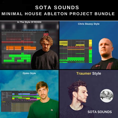 Ableton Minimal House Project File Bundle SOTA Sounds