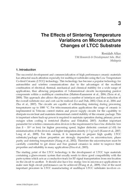 Pdf The Effects Of Sintering Temperature Variations On 3 The Effects Of Sintering