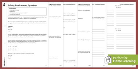 Gcse 1 9 Quadratic Simultaneous Equations Tessshebaylo