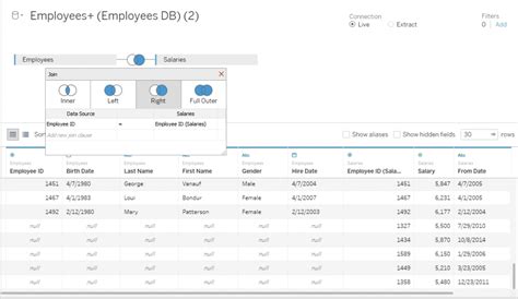 Tableau Joins Types Of Joins In Tableau And Their Application