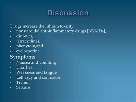 Lithium Toxicity