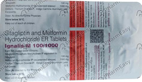 Buy Sitacip M 1001000mg Strip Of 10 Tablets Online At Flat 15 Off
