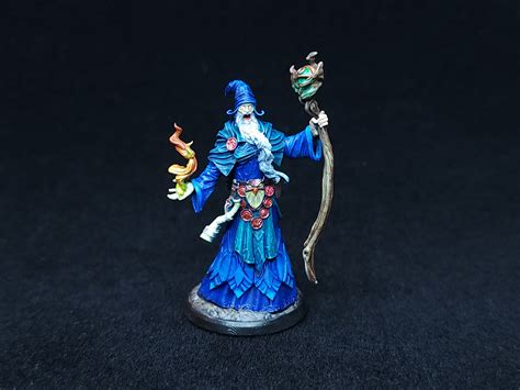 3d Printable Sylvari Silver Eyed Human Wizard By Flesh Of Gods