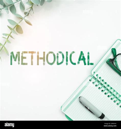 Text Sign Showing Methodical Concept Meaning System Of Methods Used In