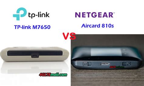 Netgear Ac810s Vs Tp Link M7650 Which Lte A Pro Mifi Is Better