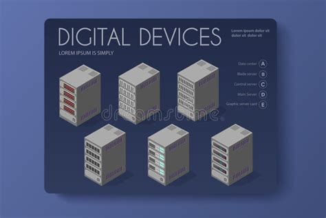 Data Server Network Stock Vector Illustration Of Cluster 133922694