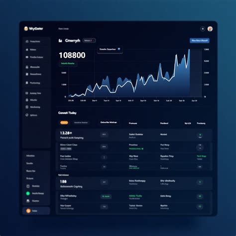 Clean And Futuristic Business Dashboard Ui Prompts Stable Diffusion