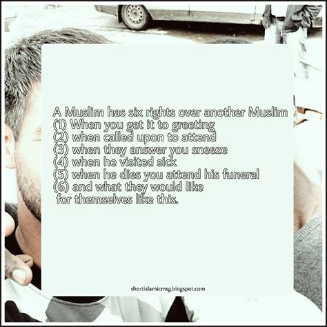 Musalman Ke Dusre Musalman Par Haqooq Urdu Hadees Islam
