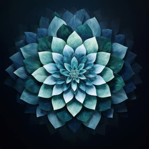Calm In Chaos A Mandala With Intertwining Patterns That Convey A Sense