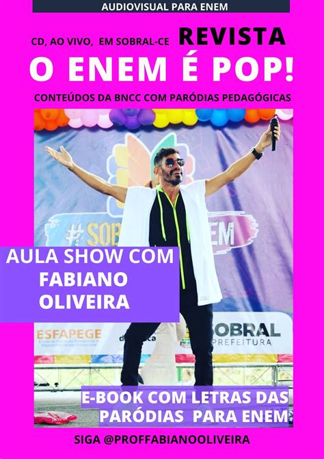 Professor Fabiano Oliveira lança revista audiovisual para Enem 2023 em