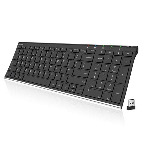 Buy Arteck 2 4G Wireless Keyboard Stainless Steel Ultra Slim UK Layout