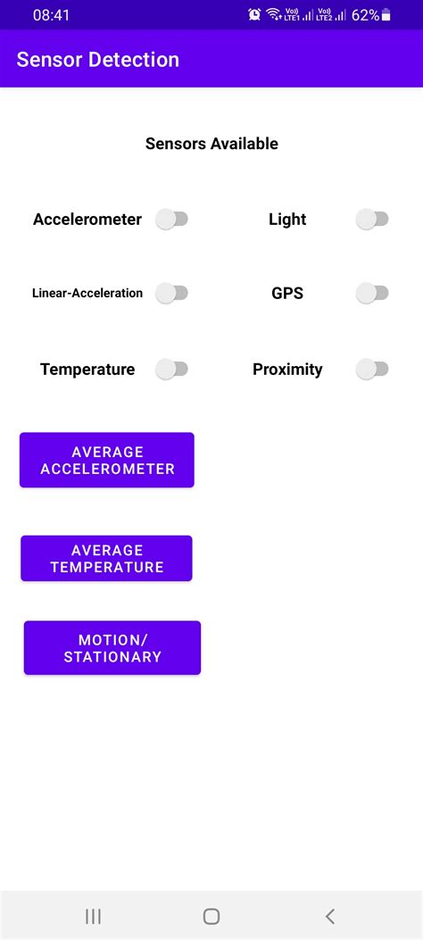 GitHub ShreyaGoel Sensor Detection Android Mobile Application Collecting Sensor Data And