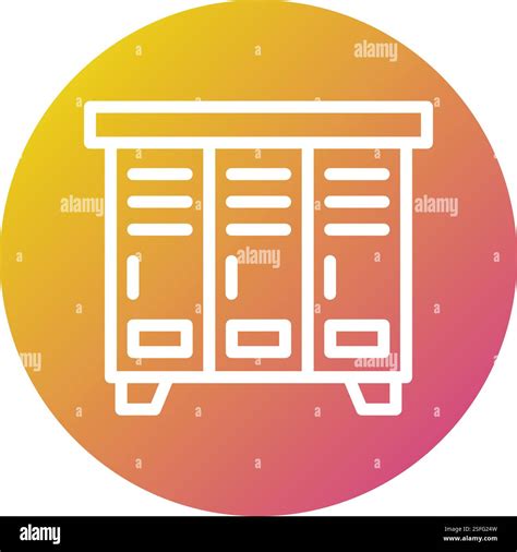 Locker Vector Icon Design Illustration Stock Vector Image And Art Alamy