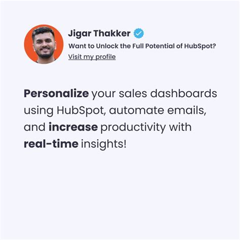 Jigar Thakker On Linkedin Hubspot Sales Success 31 Comments