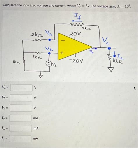 Solved Calculate The Indicated Voltage And Current Where V Chegg Com