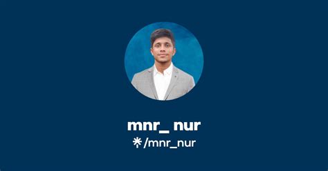 Mnr Nur Instagram Facebook Linktree